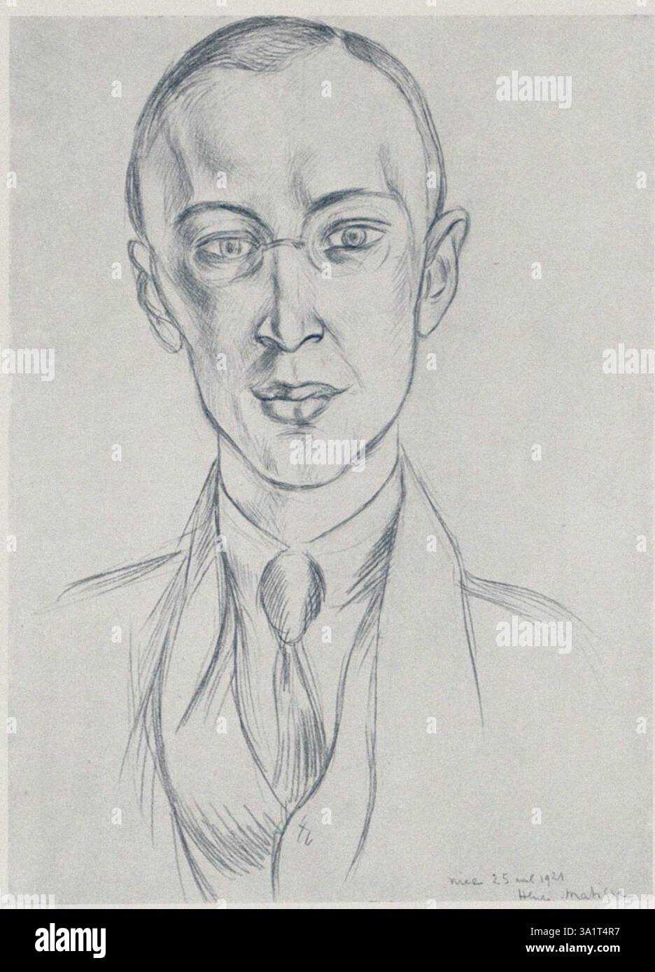 Portrait of the composer Sergei Prokofiev (1891-1953), Program for ...