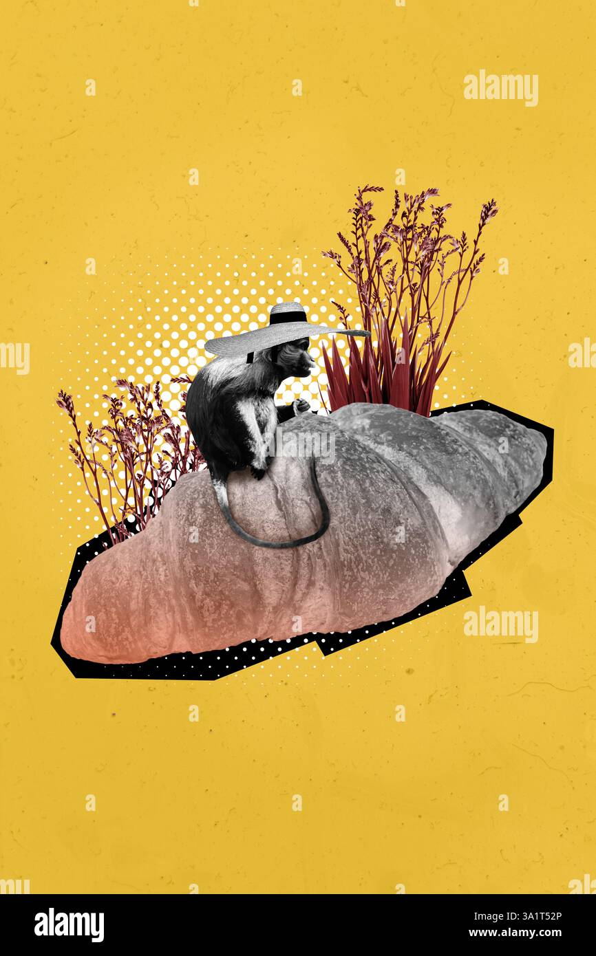 Composite sketch image design artwork collage of cuisine chef tasty ...