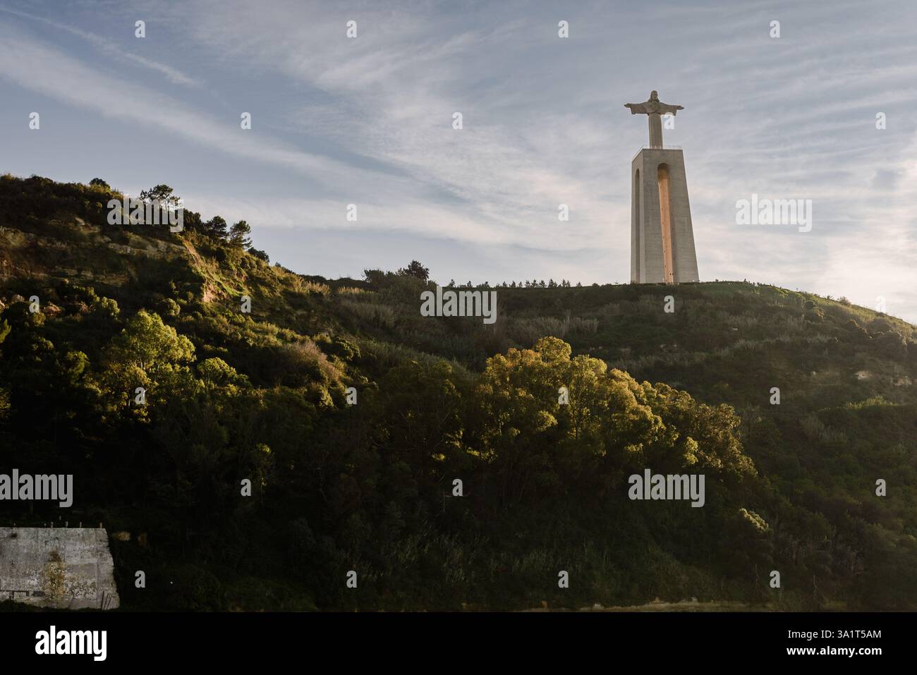 Portugal lisbon view cristo hi-res stock photography and images - Alamy