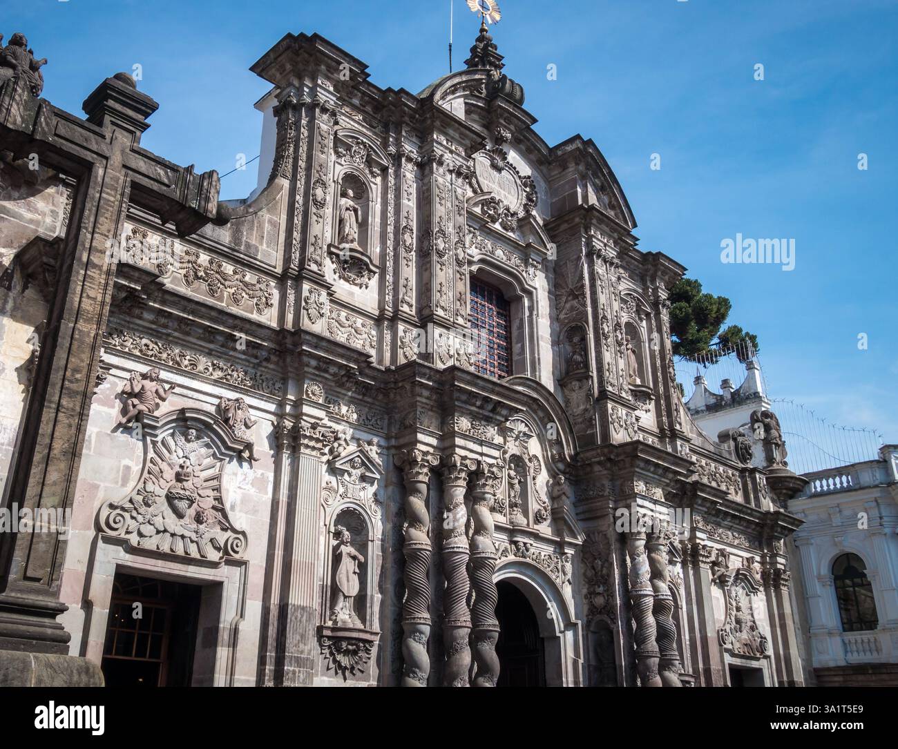 The Church of the Society of Jesus (Iglesia de la Compania de Jesus) in ...