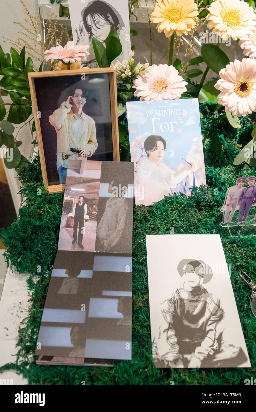 BTS Suga's birthday, Mar 9, 2025 : A cafe decorated to celebrate BTS ...