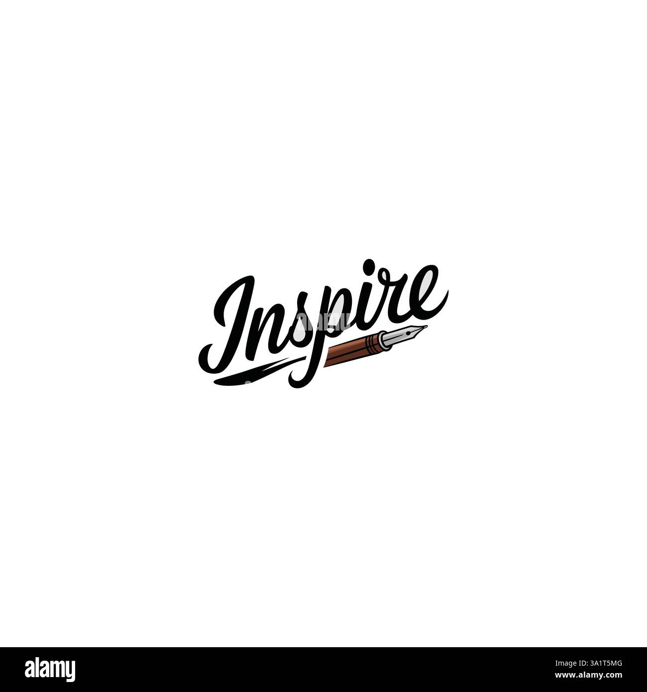 Branding identity pen logo hi-res stock photography and images - Alamy