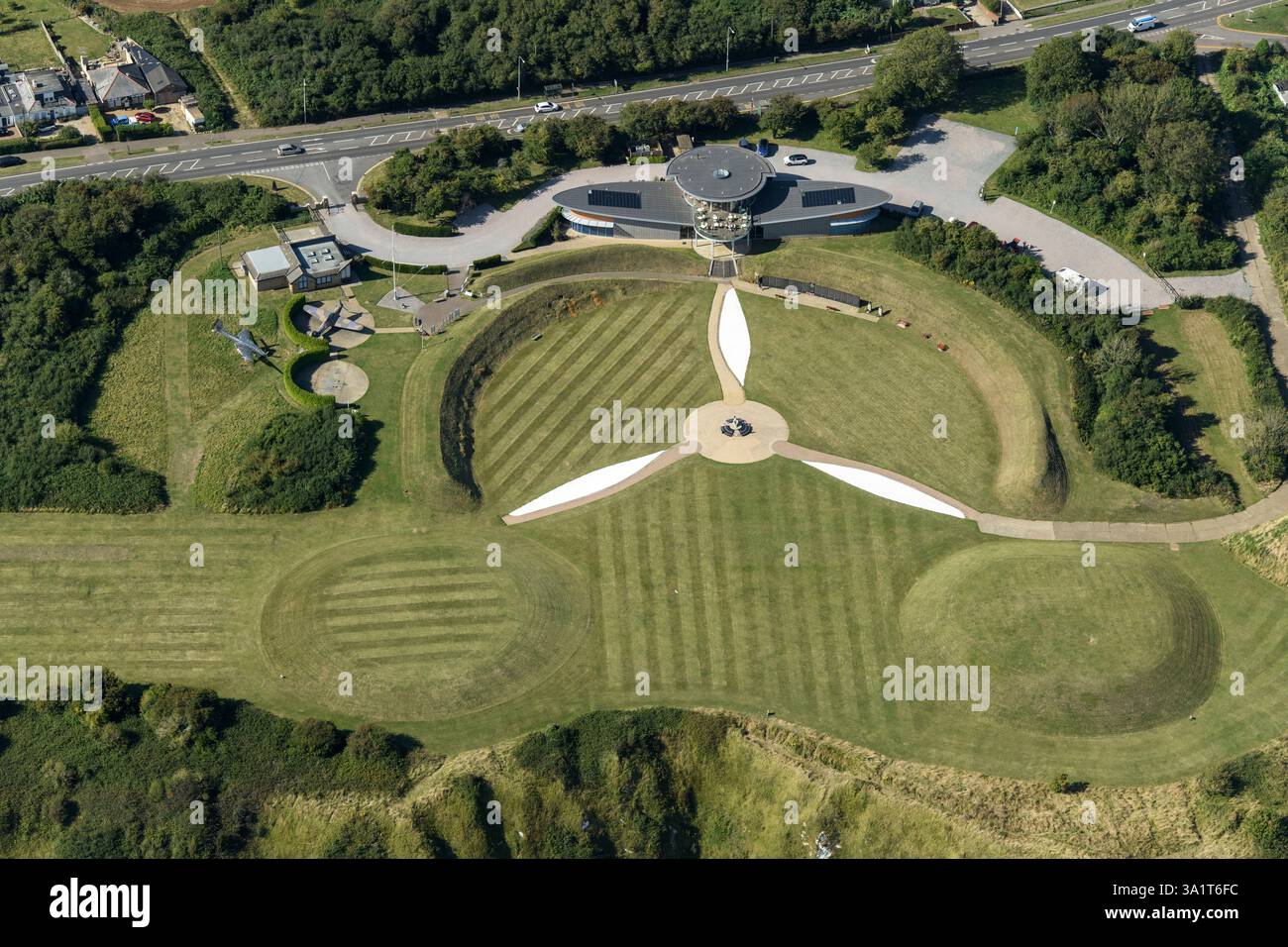 The Battle of Britain Memorial, Capel-le-Ferne, Kent, 2024 Stock Photo ...