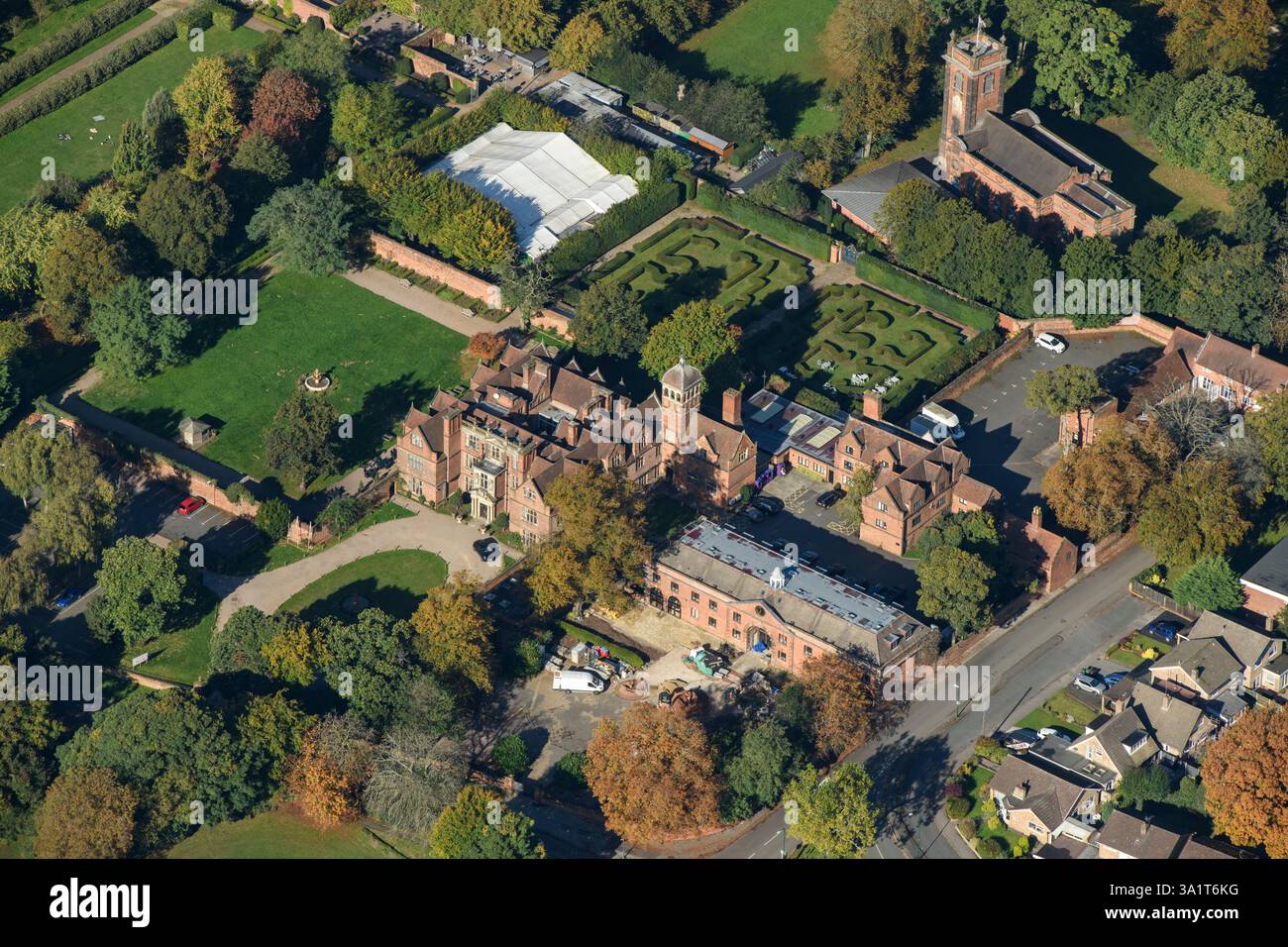 Castle Bromwich Hall, a late 16th or early 17th century country house ...