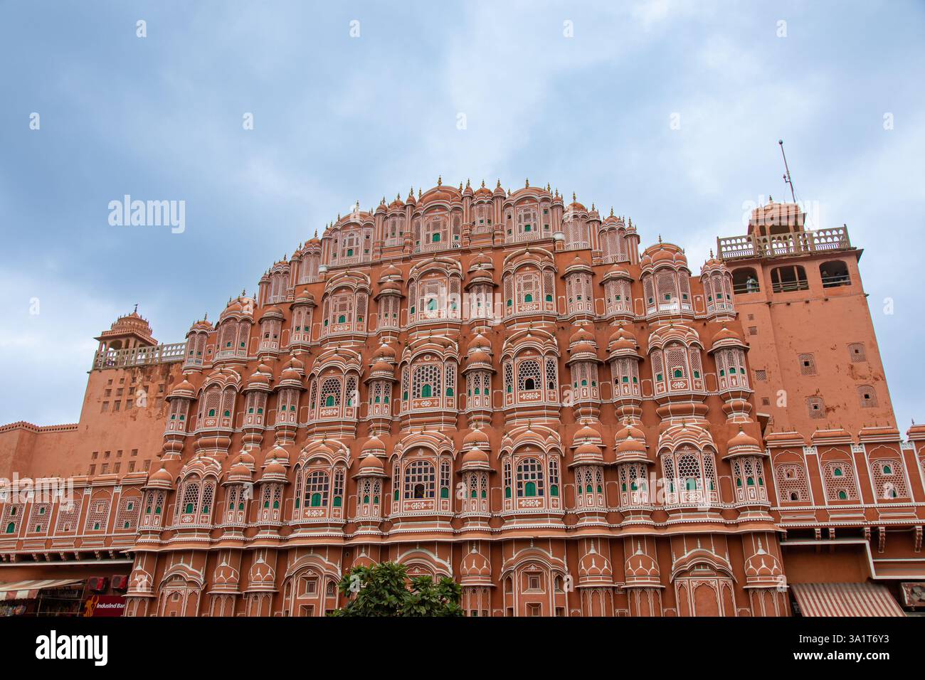 Jaipur, Rajasthan, India - 8-17-2022: Hawa Mahal, iconic pink sandstone ...