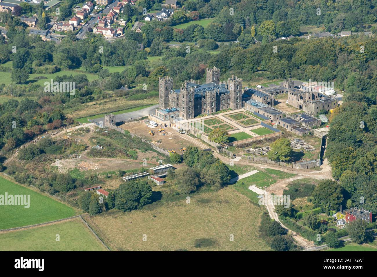 Riber Castle or Smedley's Folly, a mansion built out of the profits of ...