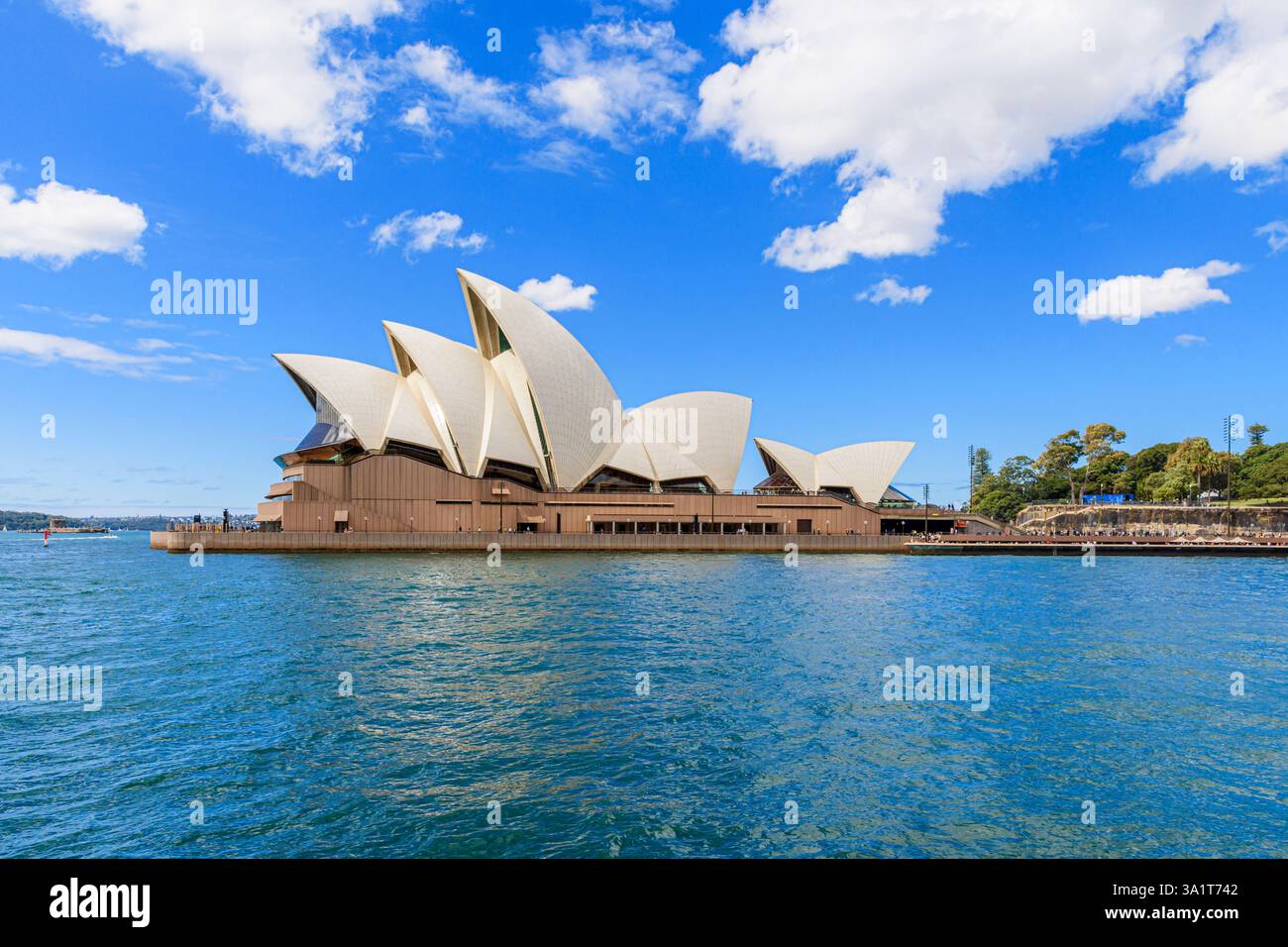 The Sydney Opera House on Bennelong Point, Sydney, New South Wales ...