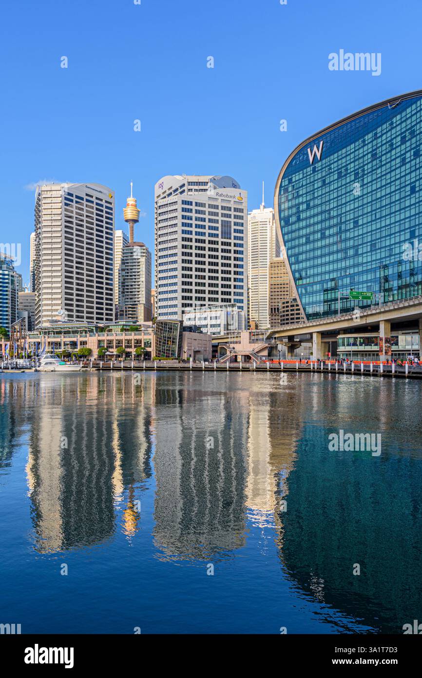 Cockle Bay Wharf at the southern end of Darling Harbour, Sydney, New ...