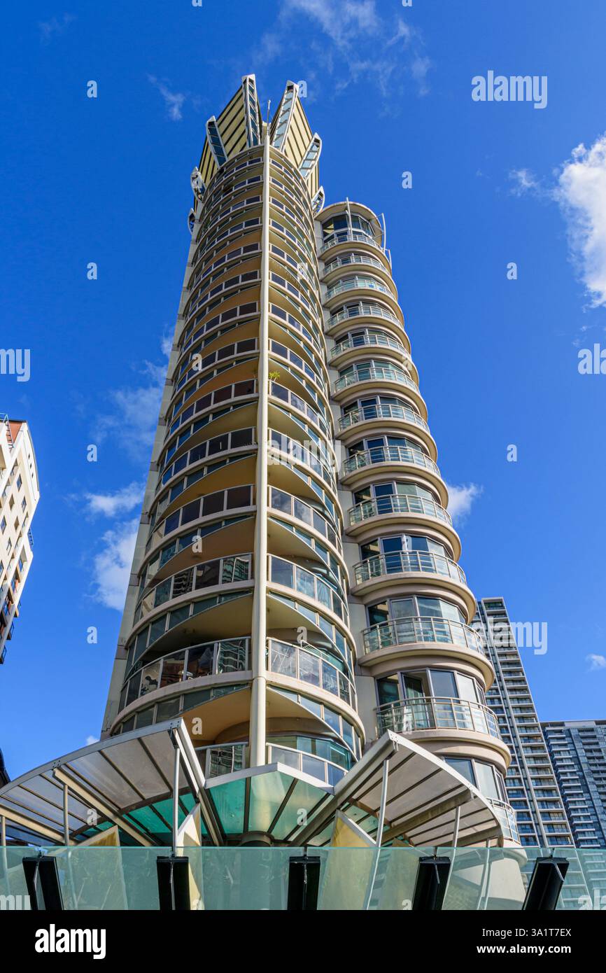 Residential tower at 1 Dixon St in Haymarket, Sydney, New South Wales ...