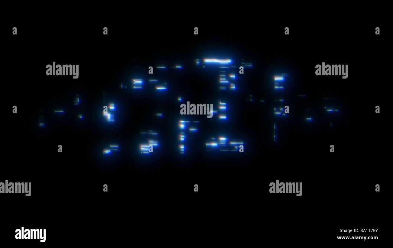 Digital Glitch Effect with Distorted Pixels Stock Photo - Alamy