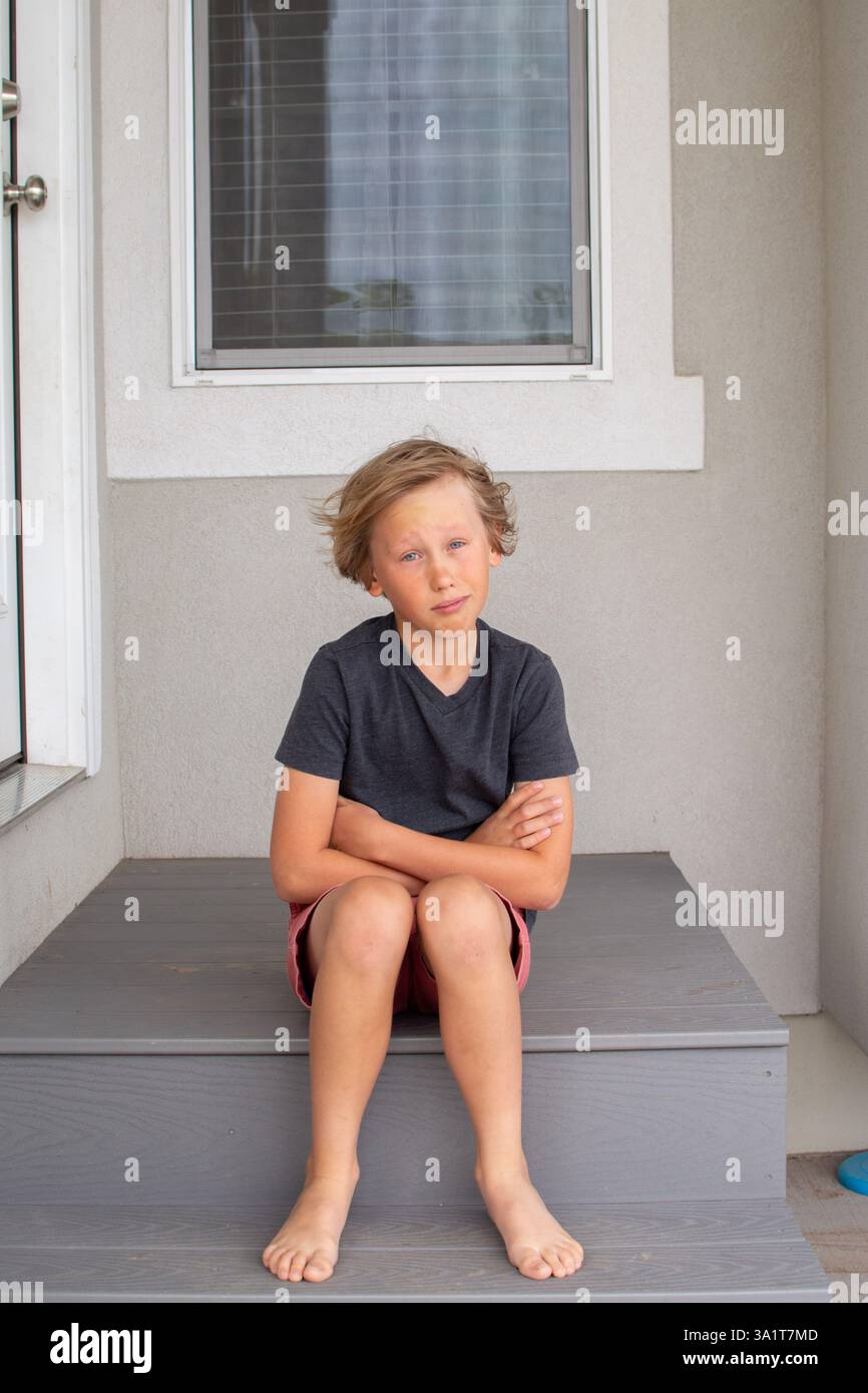 Carefree preteen kid in hi-res stock photography and images - Alamy