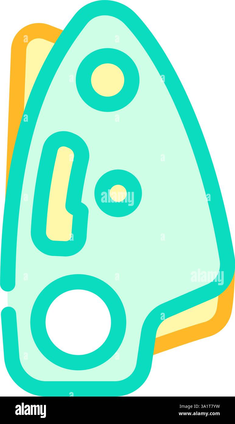 belay device rock climbing color icon vector illustration Stock Vector ...