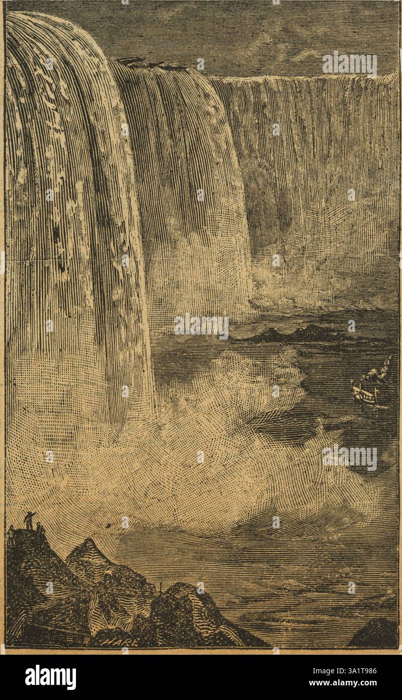 Model of Niagara Falls and North American Indians from Mr Catlin's ...