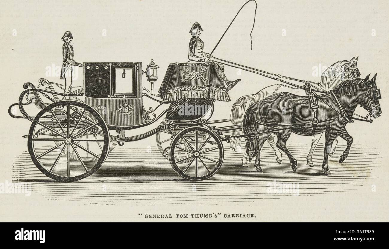 "General Tom Thumb's Carriage", 1844. The carriage was constructed by ...