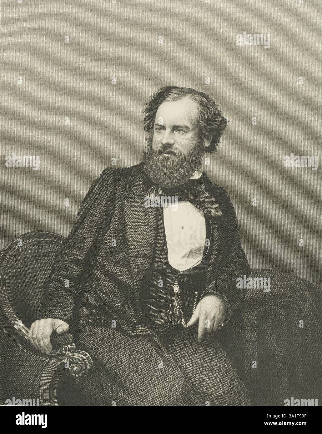 Portrait of Mr Albert Smith, 1859. British author, entertainer, and ...