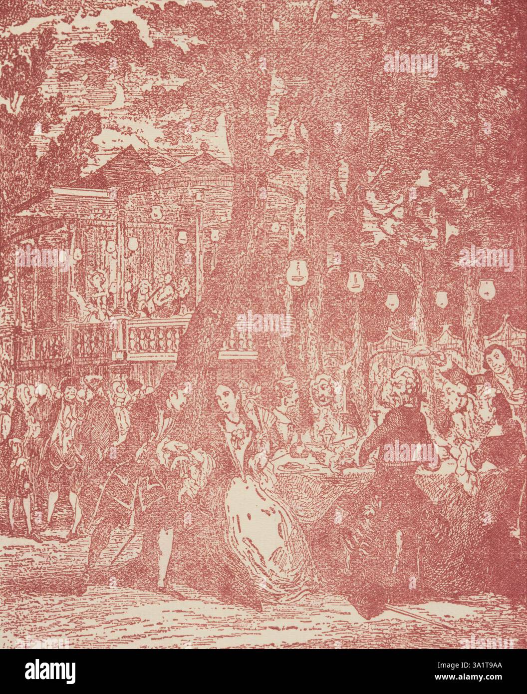 Old Bazaar at Vauxhall Gardens, 1888. Image from a programme for the ...