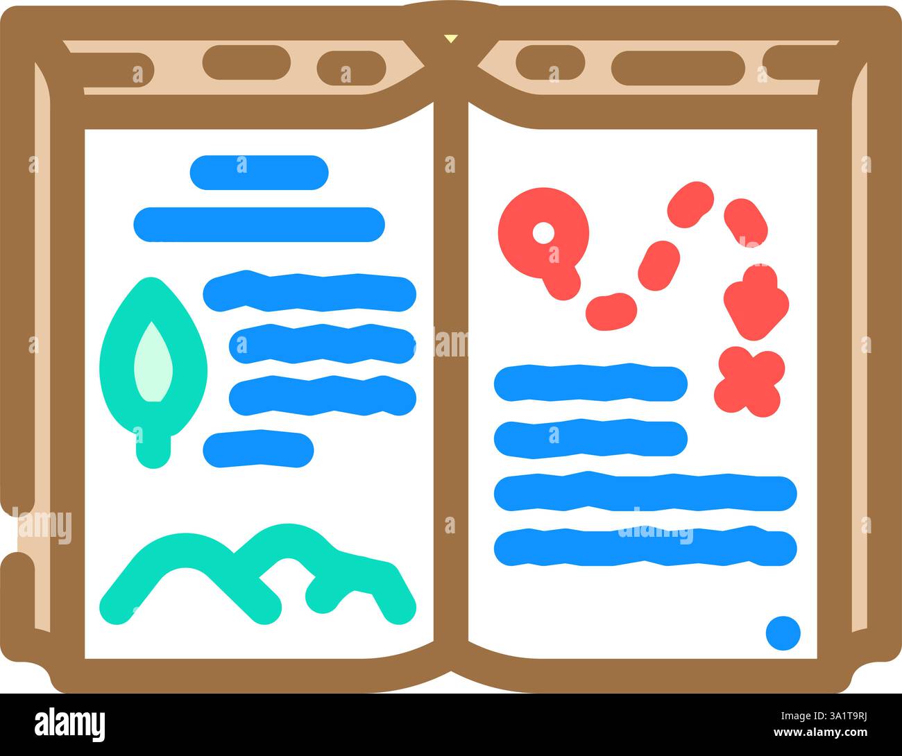 expedition journal geographical discoveries color icon vector ...