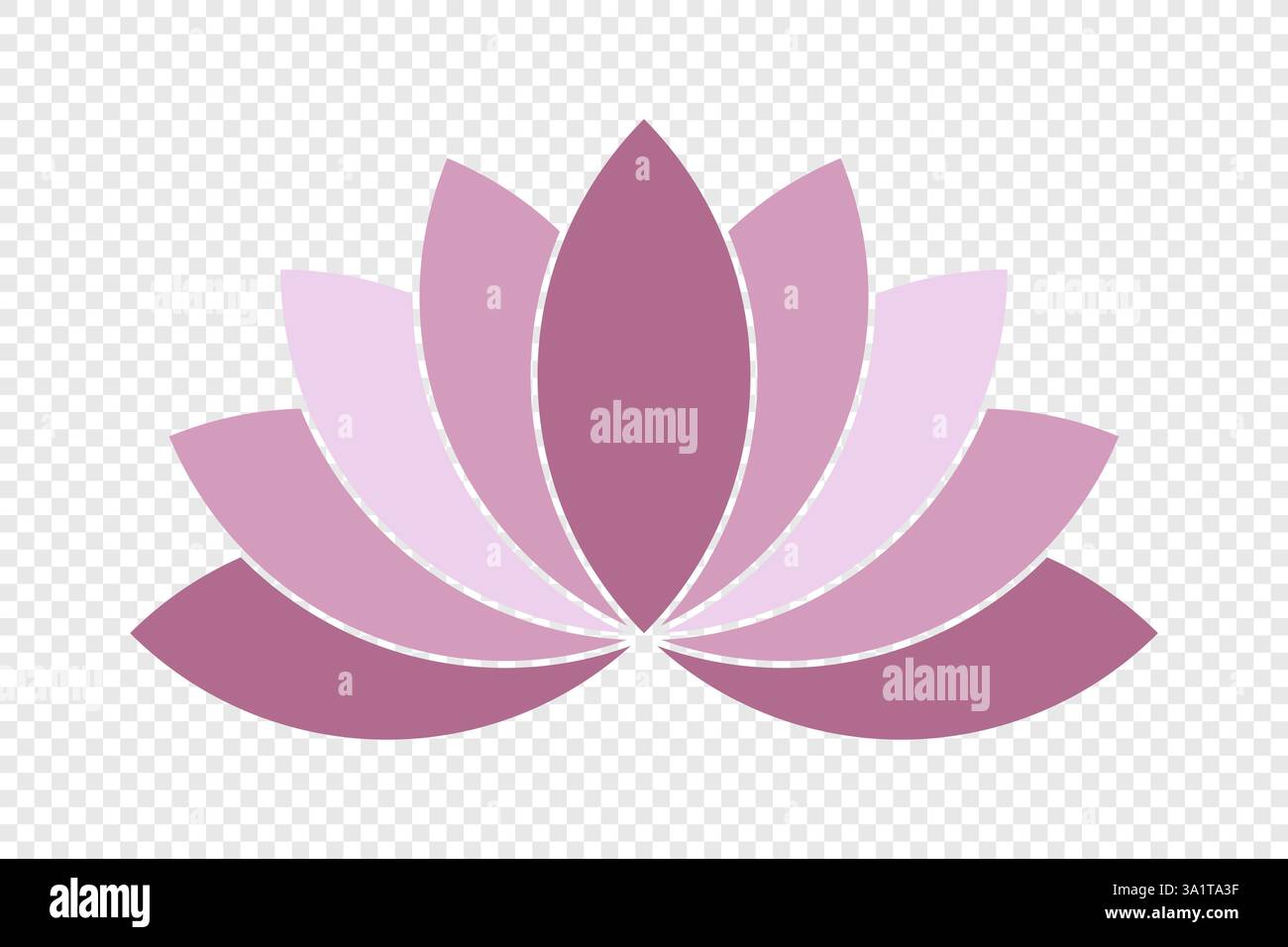 Vector lotus icon. Lotus flower symbol Stock Vector Image & Art - Alamy