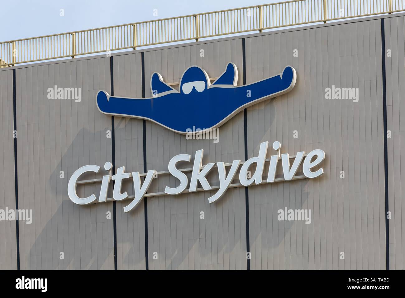 City Skydive sign logo. The ultimate indoor skydiving center in the ...