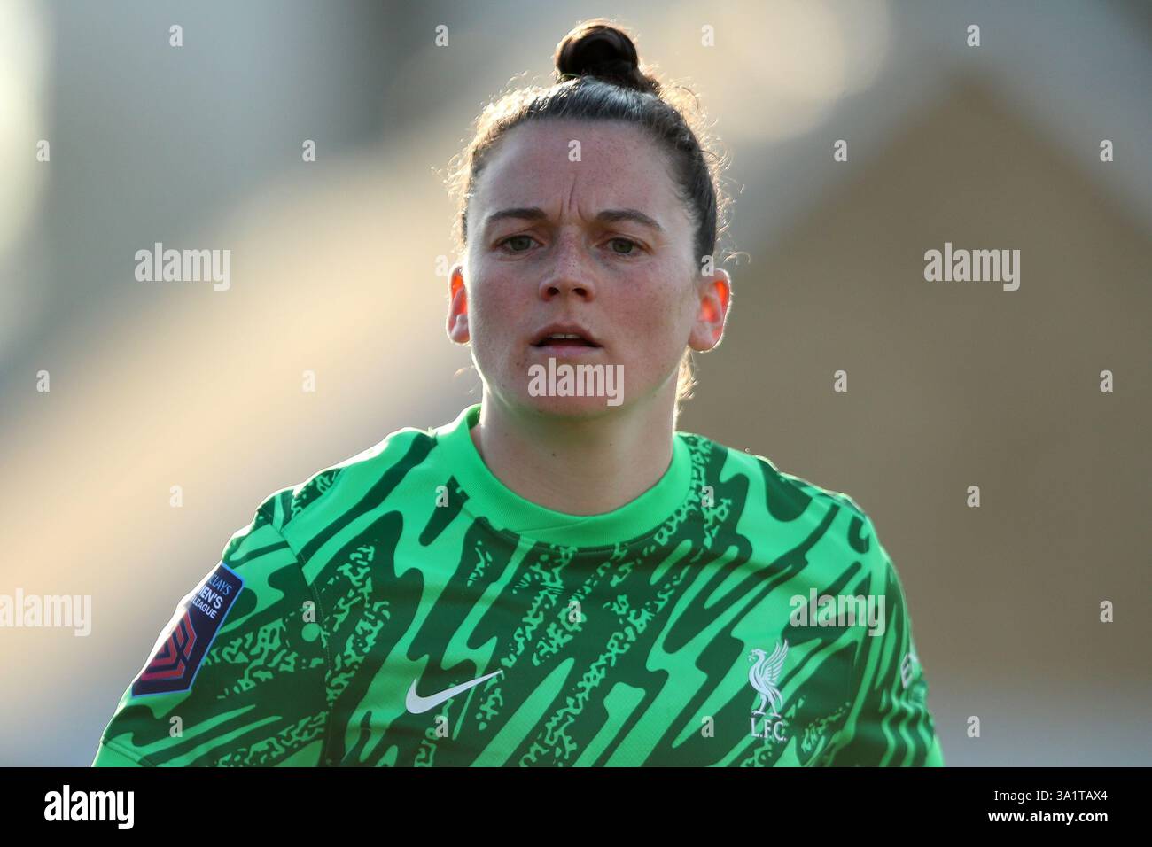 Liverpool goalkeeper Rachael Laws during the Adobe Women's FA Cup ...