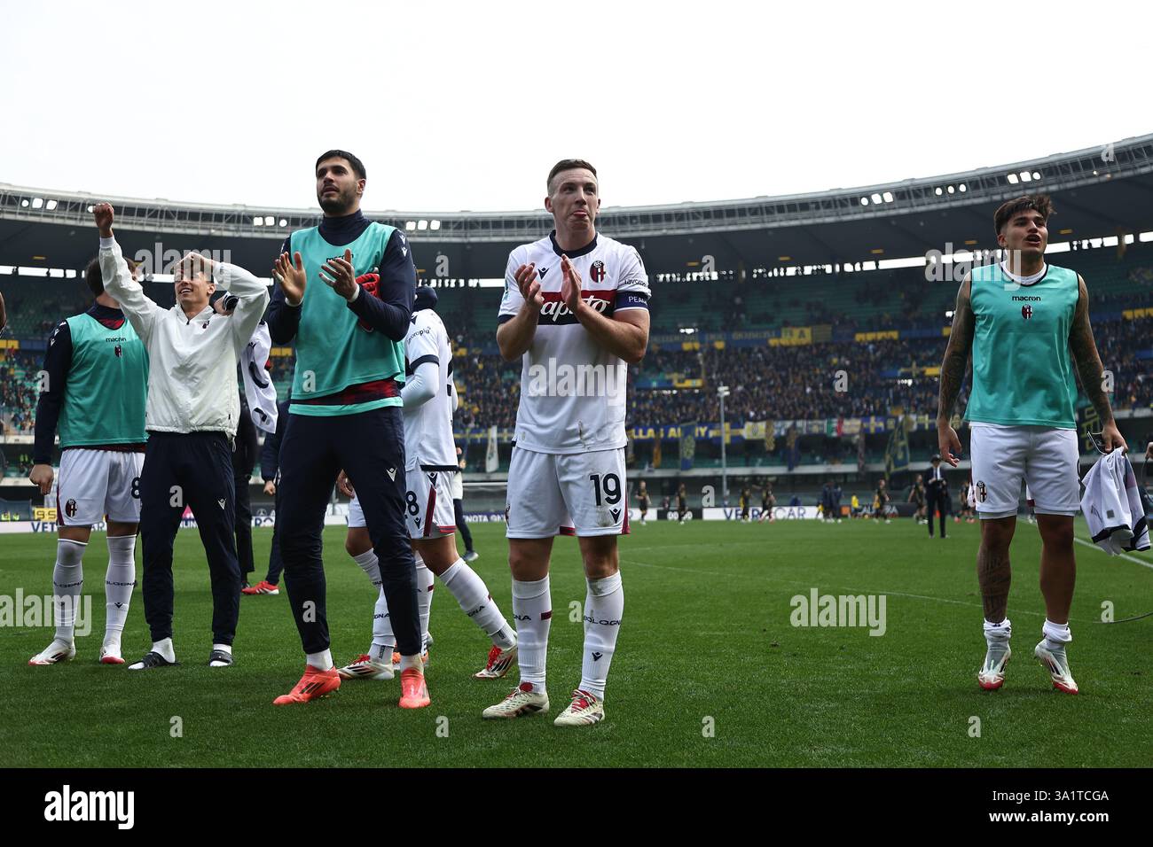 Federico Ravaglia (Bologna) Lewis Ferguson (Bologna) ; during the ...