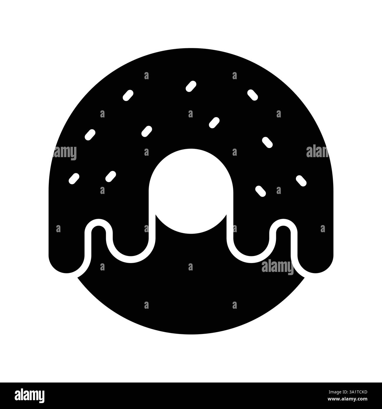 Get your hands on dripping donut icon in modern style, editable vector ...