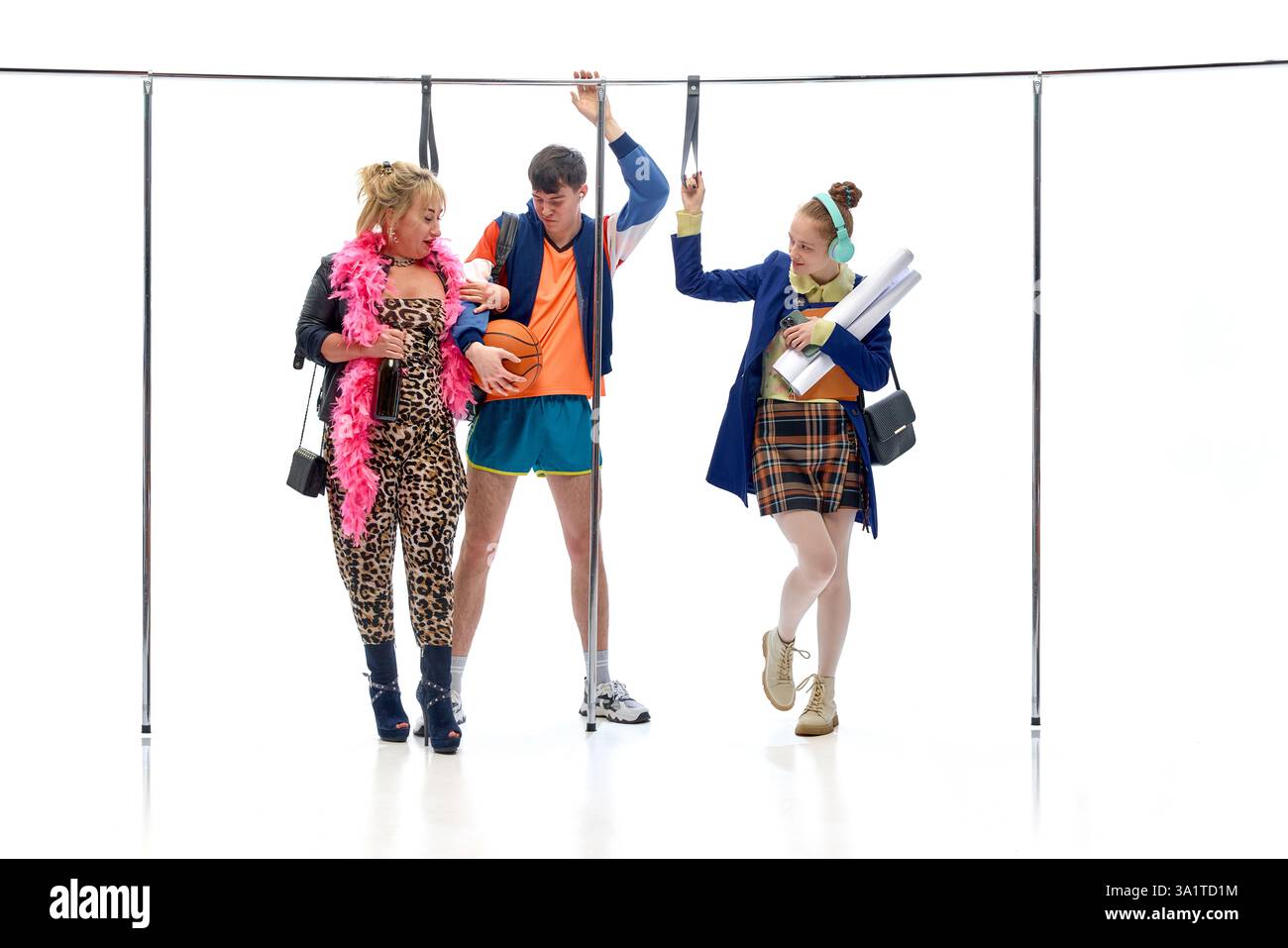 Basketball player caught between two women, one glamorous, one academic ...