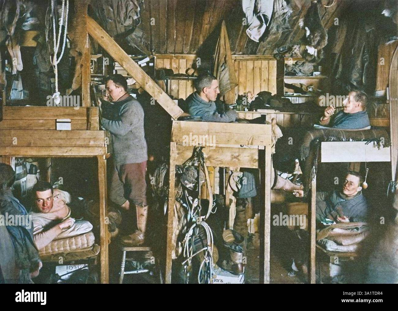 'The Tenements (Cherry-Garrard, Bowers, Oates, Meares, Atkinson)', 9 ...