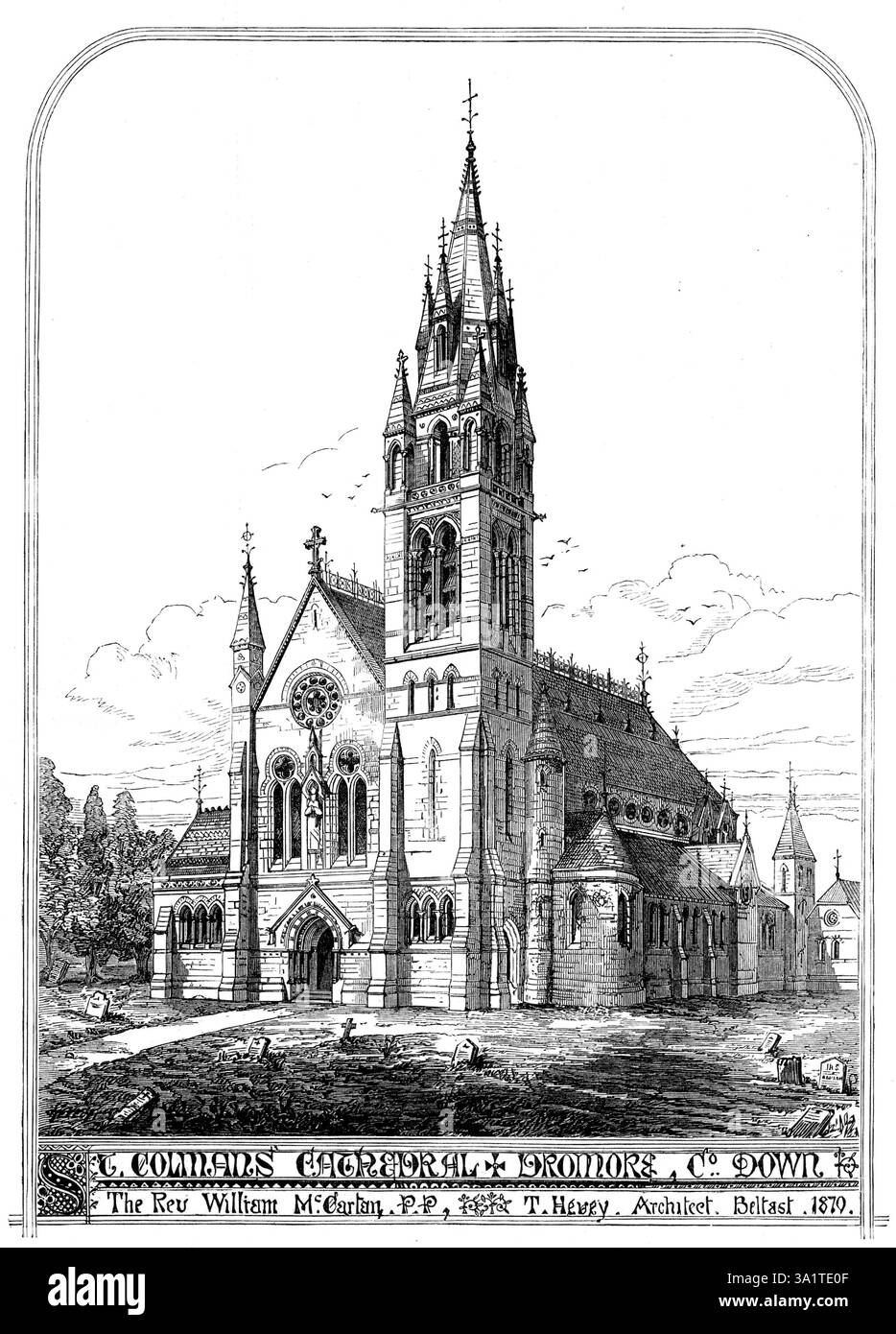 St. Colman's Cathedral, Dromore, Co. Down, [Ireland], 1873. 'We give an ...