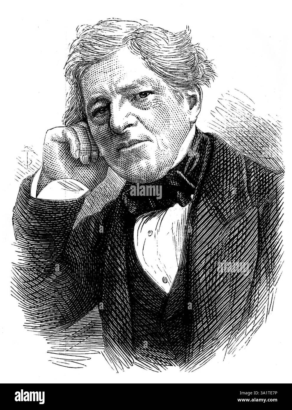 The late Mr. E. T. Parris, 1873. Engraving from a photograph by Messrs ...