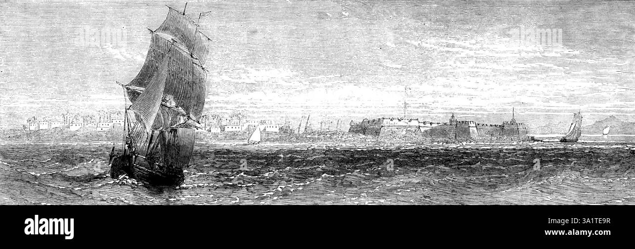 The East African Slave Trade: Mozambique, with Fort St. Sebastian, 1873 ...