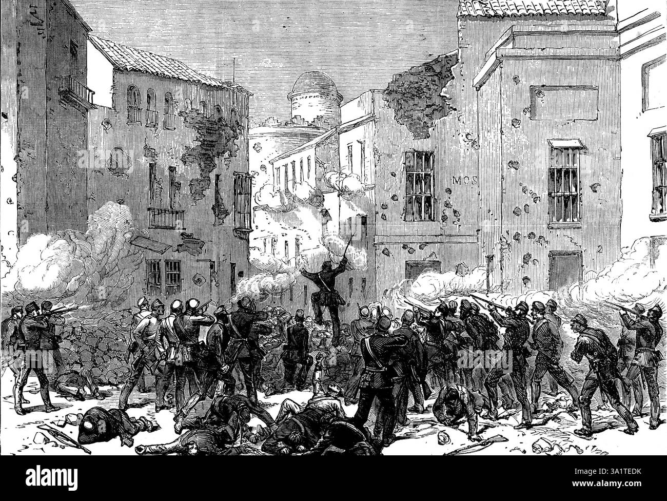 Spain attack Black and White Stock Photos & Images - Alamy