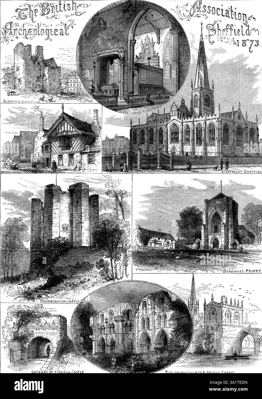 The British Archaeological Association, Sheffield, 1873. '...the parish ...