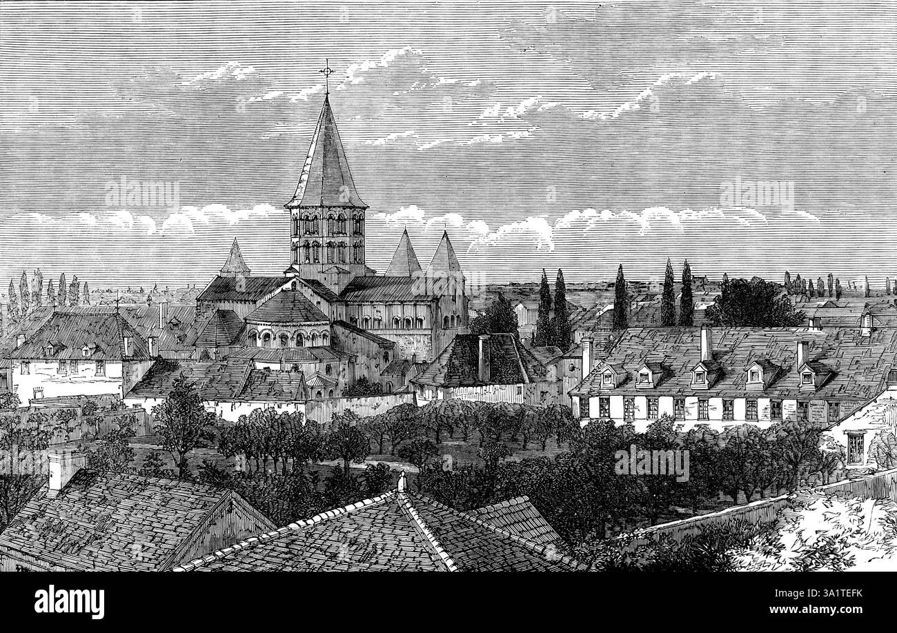 Convent and Garden of the Apparition, Paray-le-Monial, [France], 1873 ...