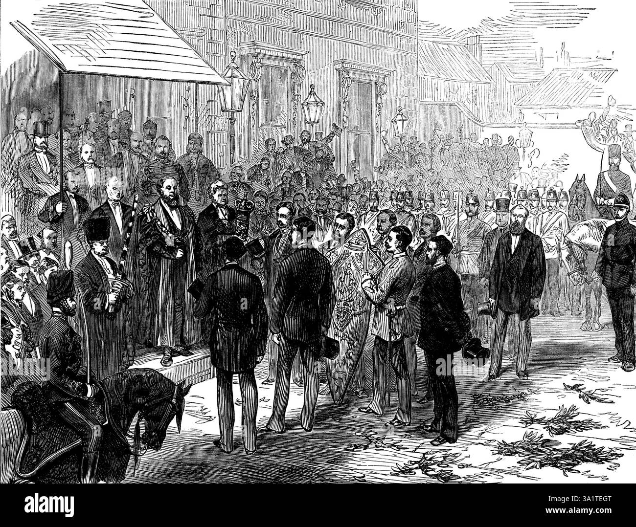 Reception of the Elcho Challenge Shield by the Lord Mayor of Dublin ...