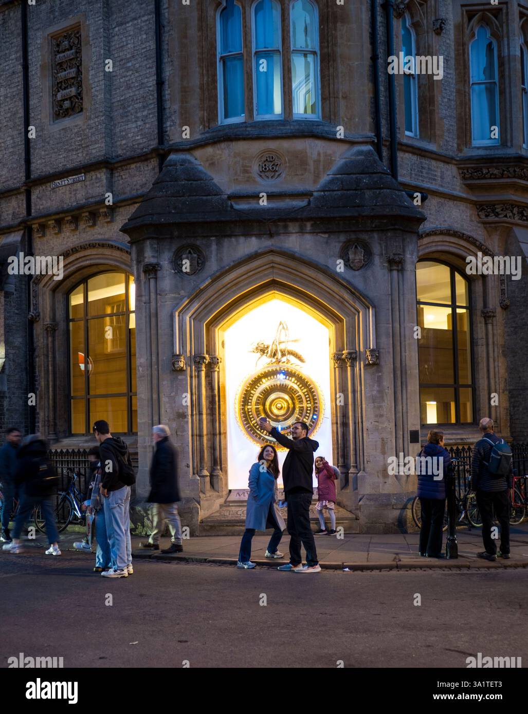 The Corpus Clock, Grasshopper Clock, The Taylor Library, Corpus Christi ...