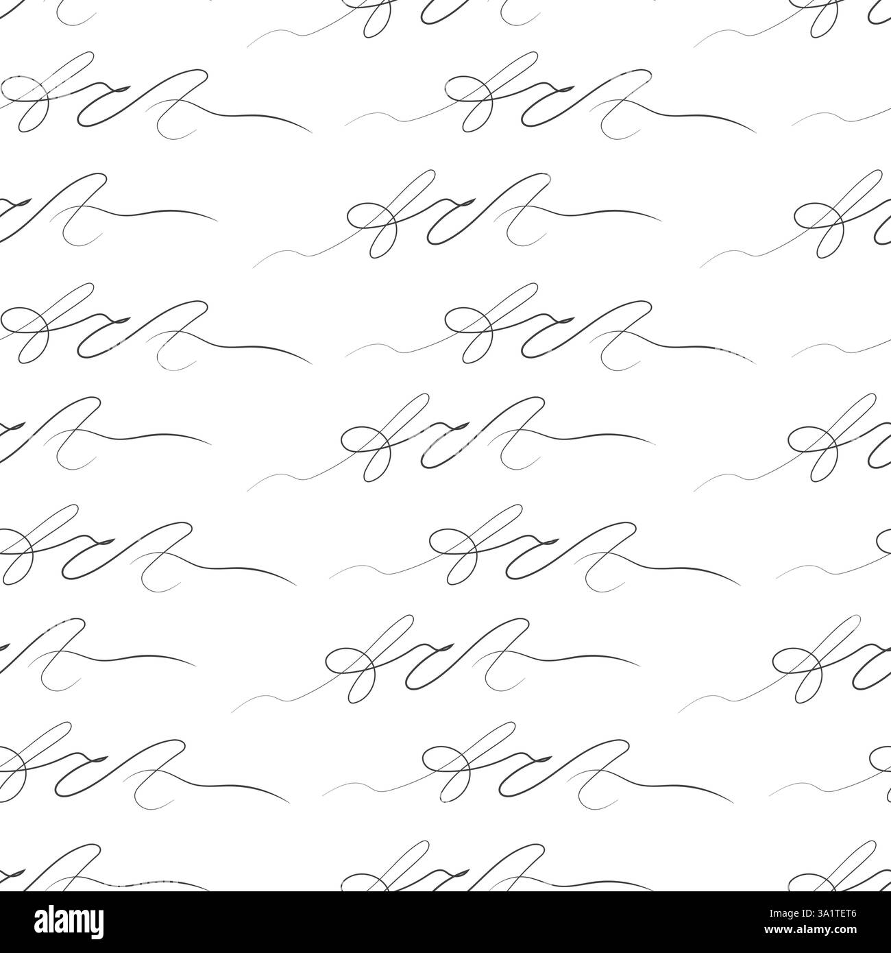 Handwritten ink text ART seamless background. Imitation of vintage ...