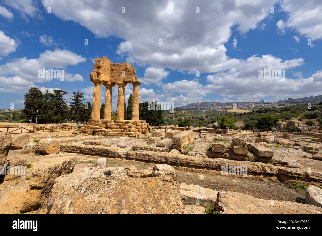 Temple of the Dioscuri, Castor and Pollux in the Valley of Temples ...