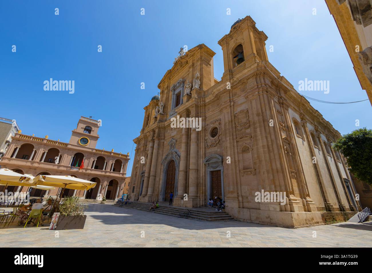 MARSALA, ITALY, JUNE 28, 2023 - Cathedral of St. Thomas of Canterbury ...