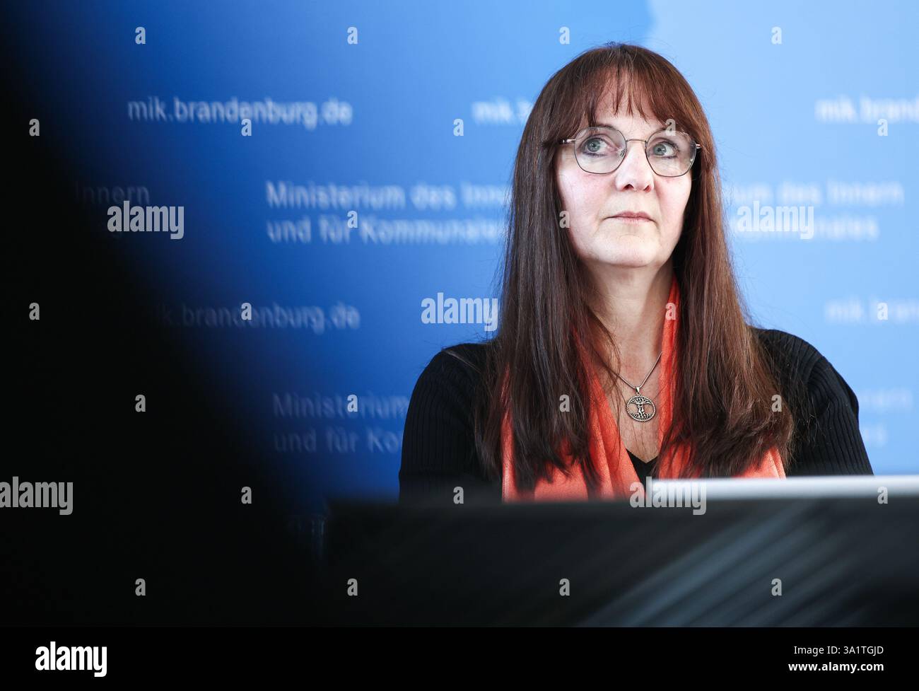 Potsdam, Germany. 10th Mar, 2025. Katrin Lange (SPD), Minister of the ...