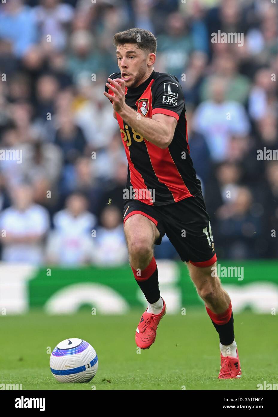 London, UK. 9th Mar, 2025. Ryan Christie of Bournemouth during the ...