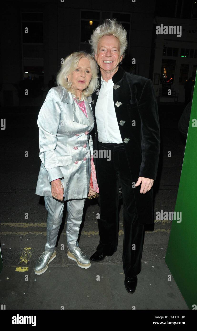 Liz Brewer and Leslie Macleod-Miller at the annual Ballet Icons Gala 2025, London Coliseum, St ...