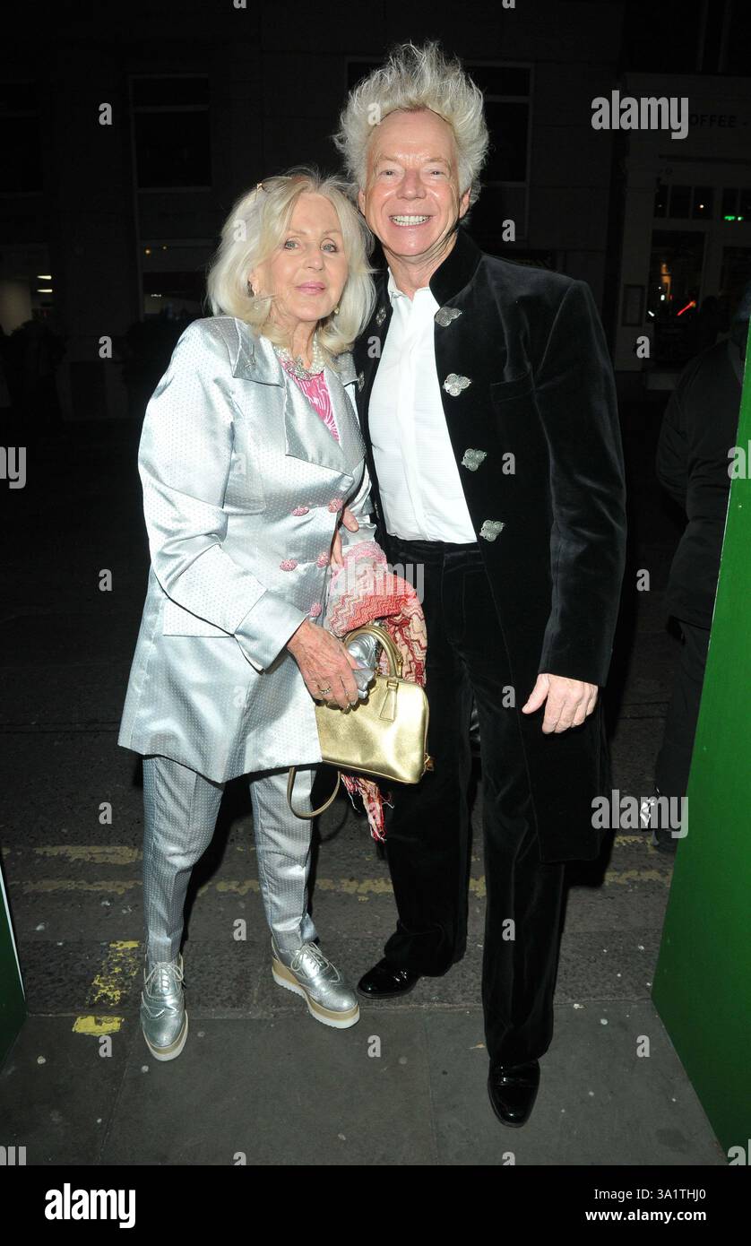 Liz Brewer and Leslie Macleod-Miller at the annual Ballet Icons Gala 2025, London Coliseum, St ...