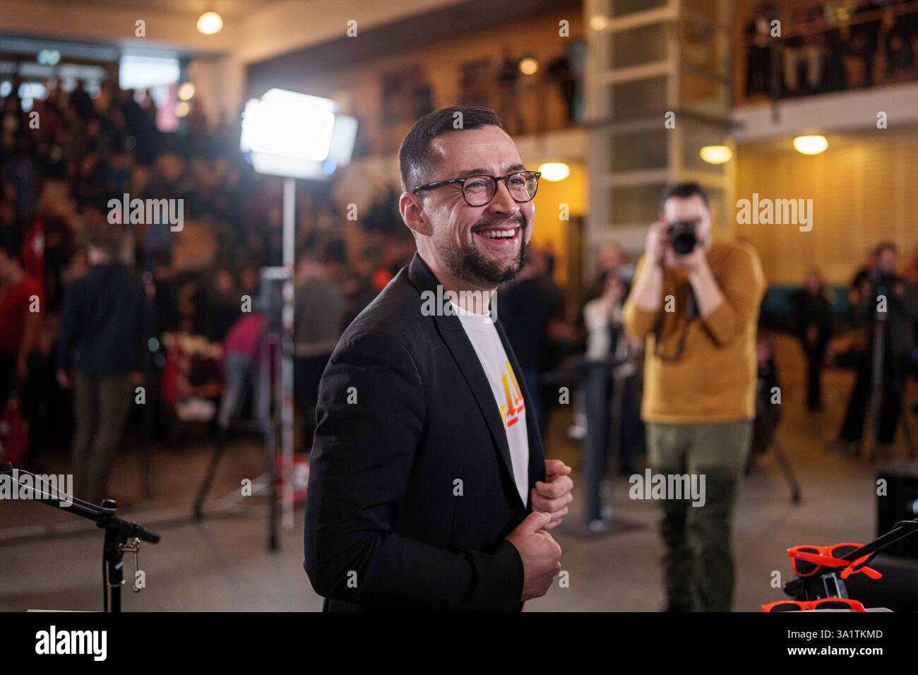 Mute Bourup Egede, Greenland prime minister participates a TV debates ...