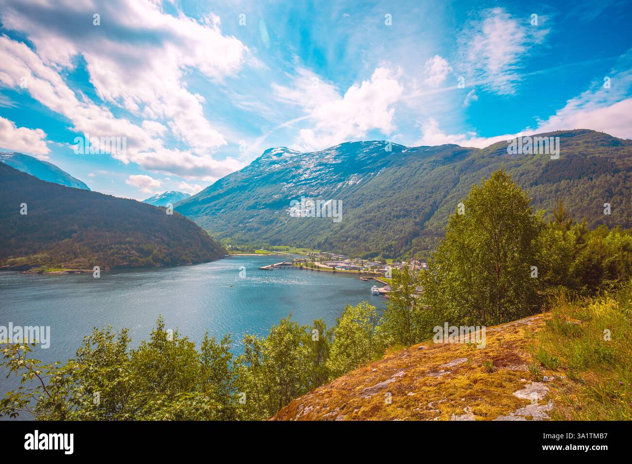 Hellesylt cruize port hi-res stock photography and images - Alamy