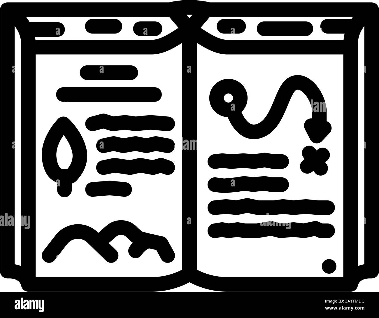 expedition journal geographical discoveries line icon vector ...
