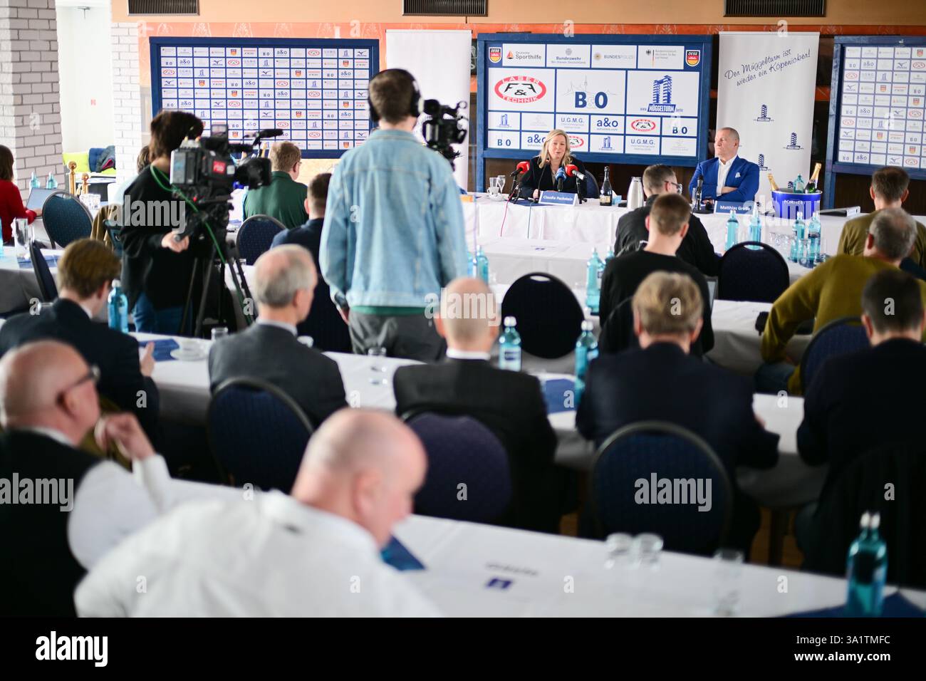 Berlin, Germany. 10th Mar, 2025. Claudia Pechstein, former speed skater ...