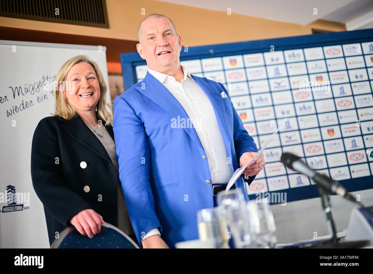 Berlin, Germany. 10th Mar, 2025. Claudia Pechstein, former speed skater ...