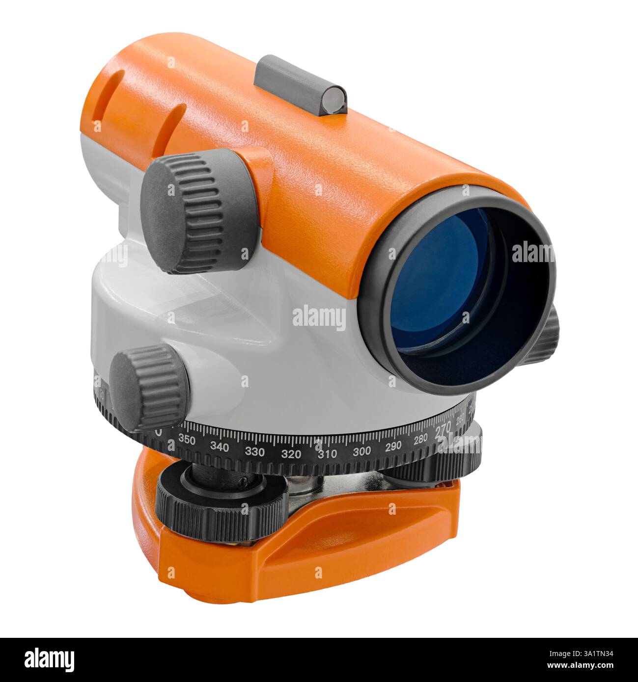 A modern level, surveying and construction industry measuring optical ...