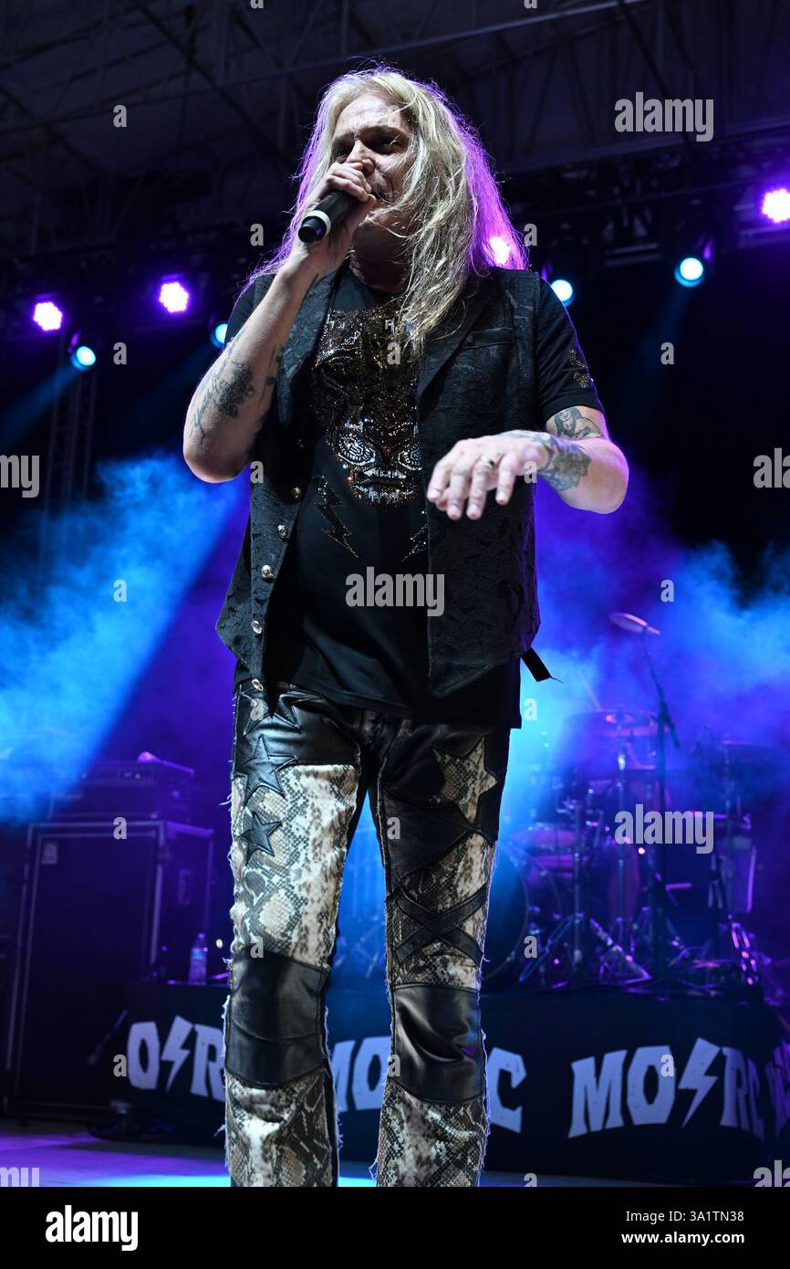 MIAMI, FL - MARCH 09: Sebastian Bach performs during the 2025 Monsters ...